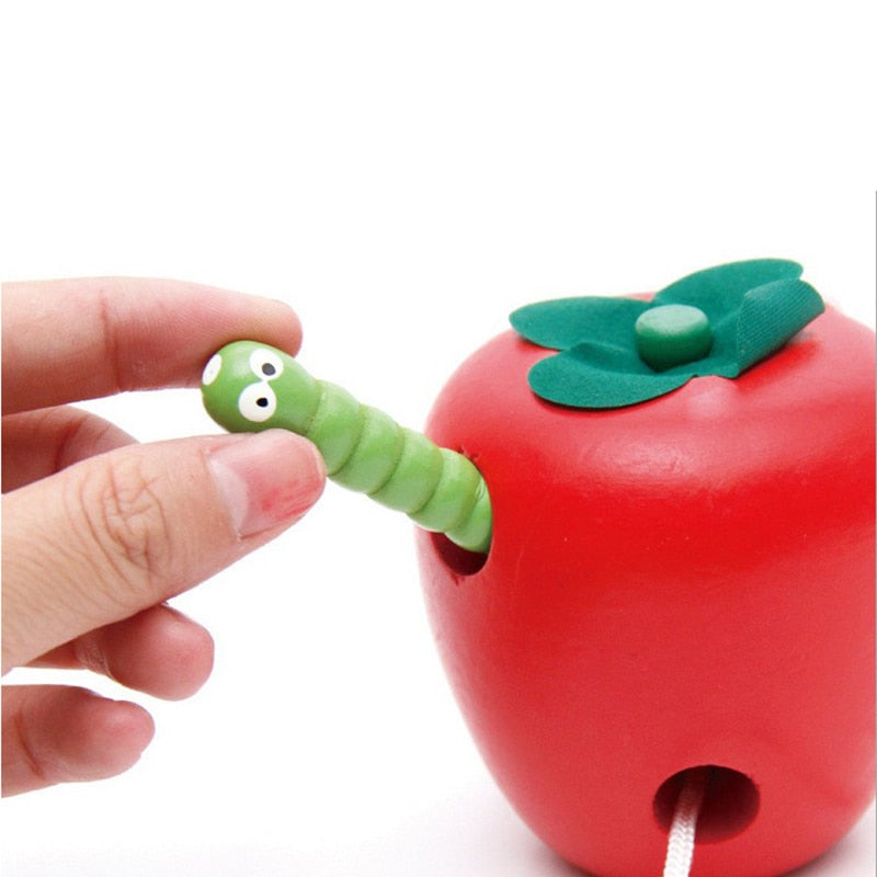 Montessori Worm™- Worm Eating Fruit – Montessori World™